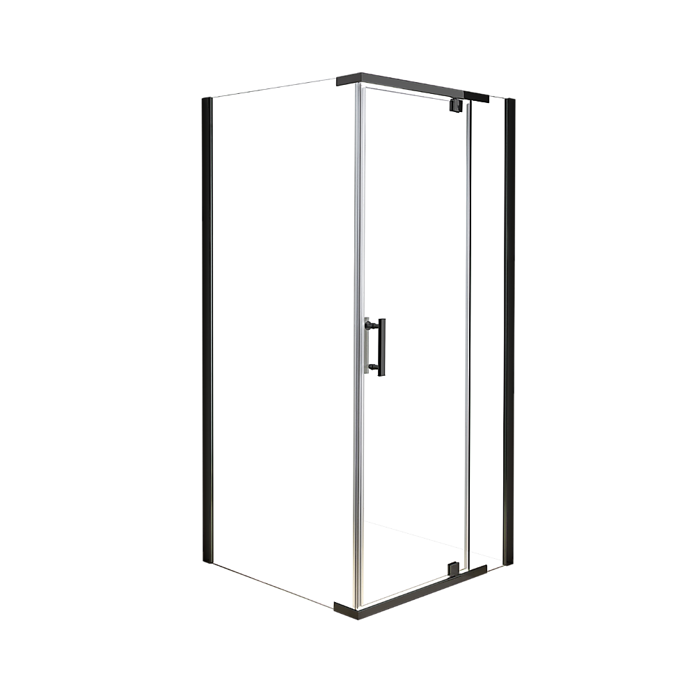Shower Screen 1000x1000x1900mm Framed Safety Glass Pivot Door By Della