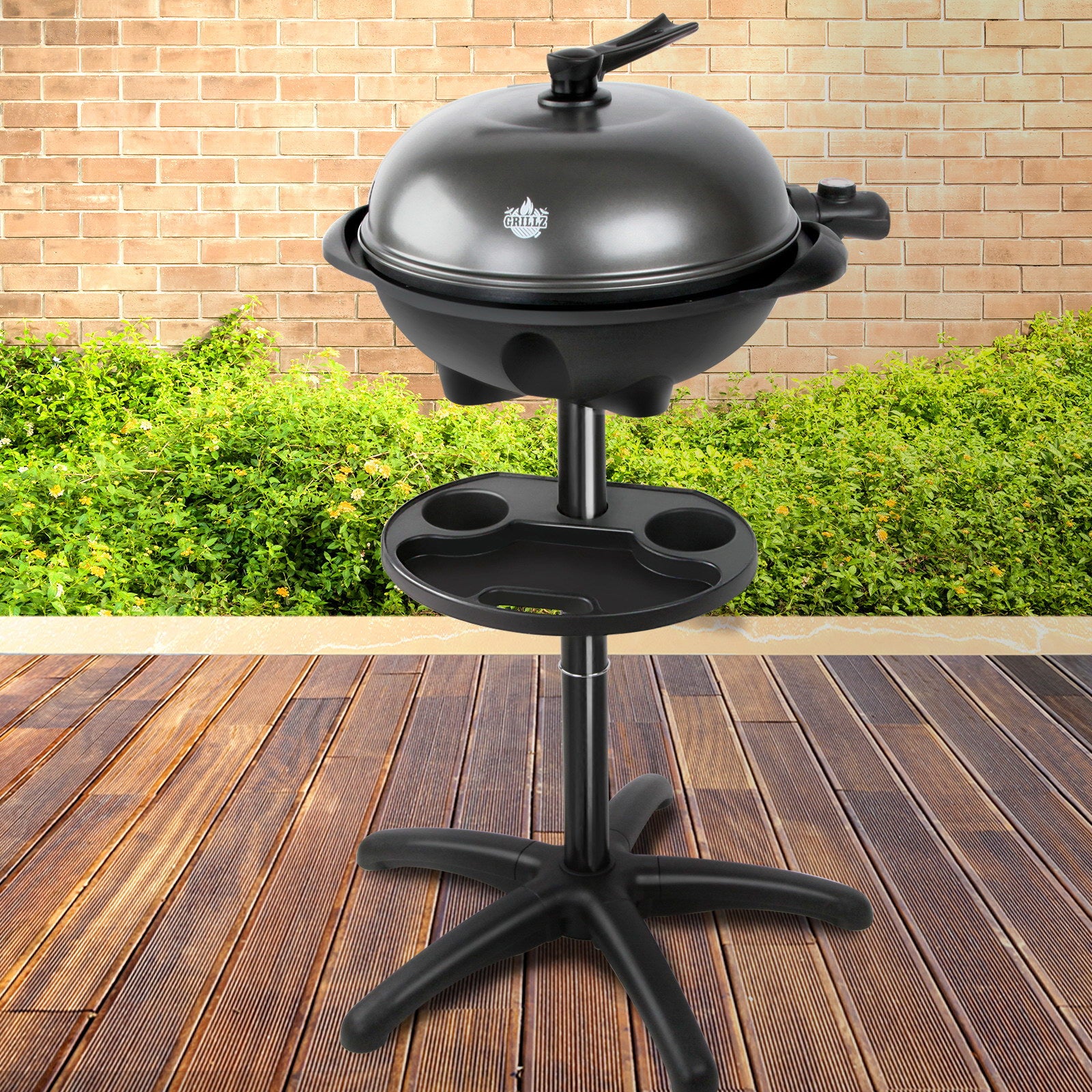 Grillz Electric BBQ Smoker 2000W Indoor Outdoor