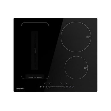 Devanti 60cm Induction Cooktop 4-Zone Electric Black
