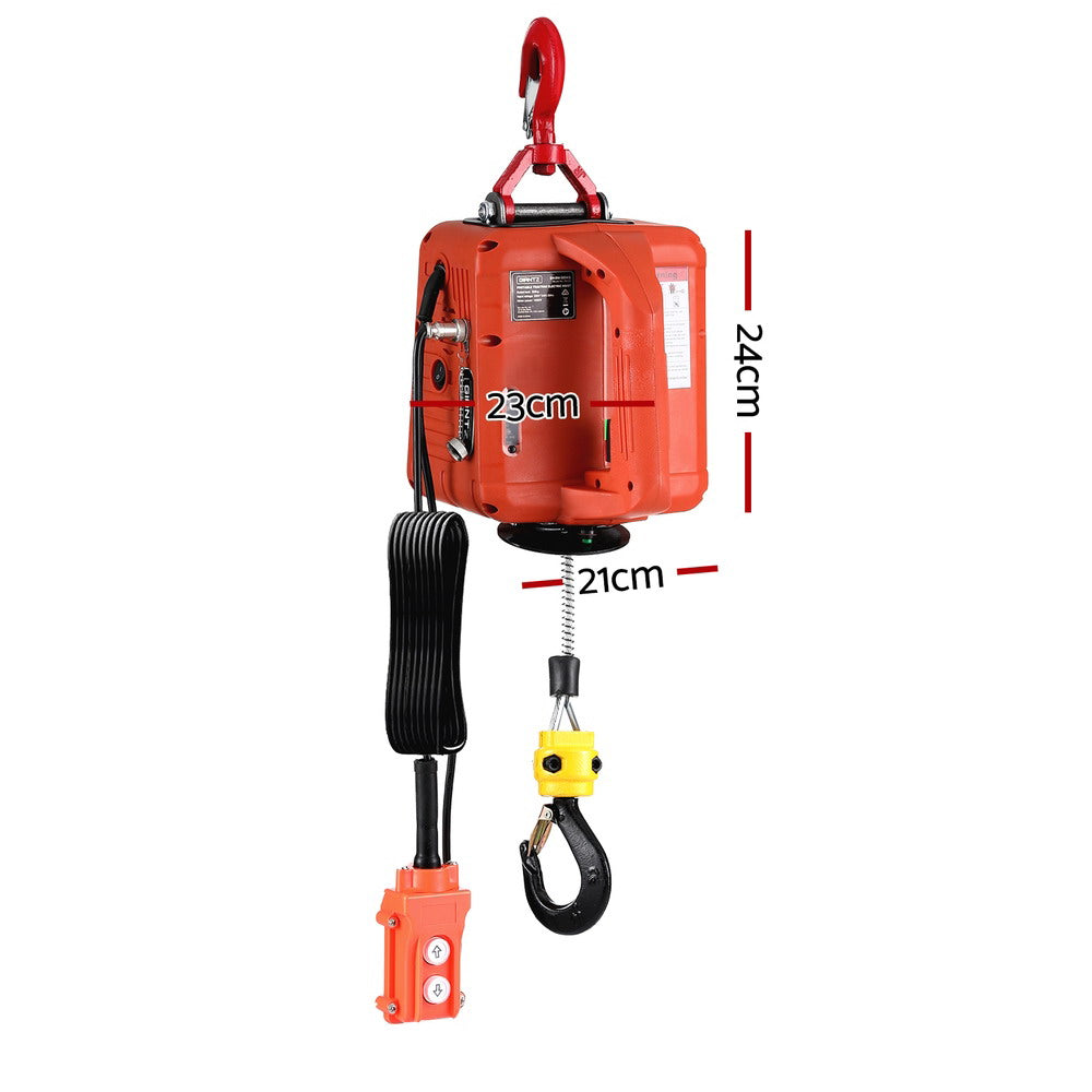Giantz 500KG Electric Hoist Wired/Wireless Remote Control