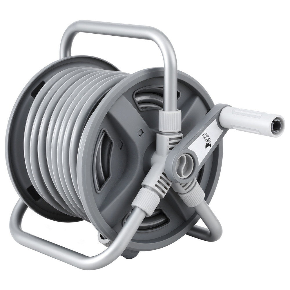 Green Fingers 20m Retractable Garden Hose Reel Heavy Duty 1/2" Hose Au