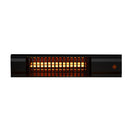 Devanti 2000W Infrared Heater Black Wall/Ceiling Mount Indoor/Outdoor