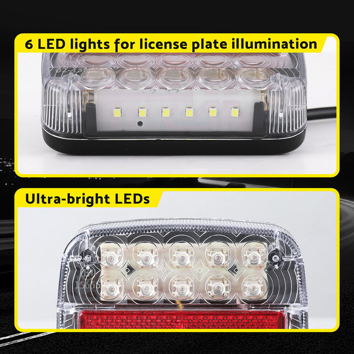 IP68 Waterproof LED Tail Lights Set for Truck, Ute, Trailer - Giantz