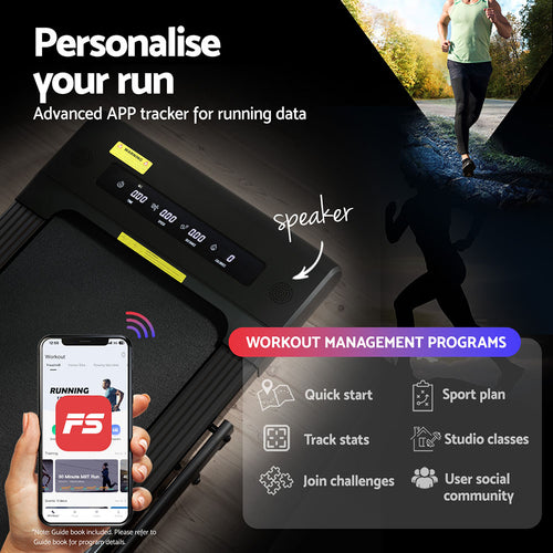 Everfit Treadmill Electric Walking Pad Under Desk Home Gym Fitness 400