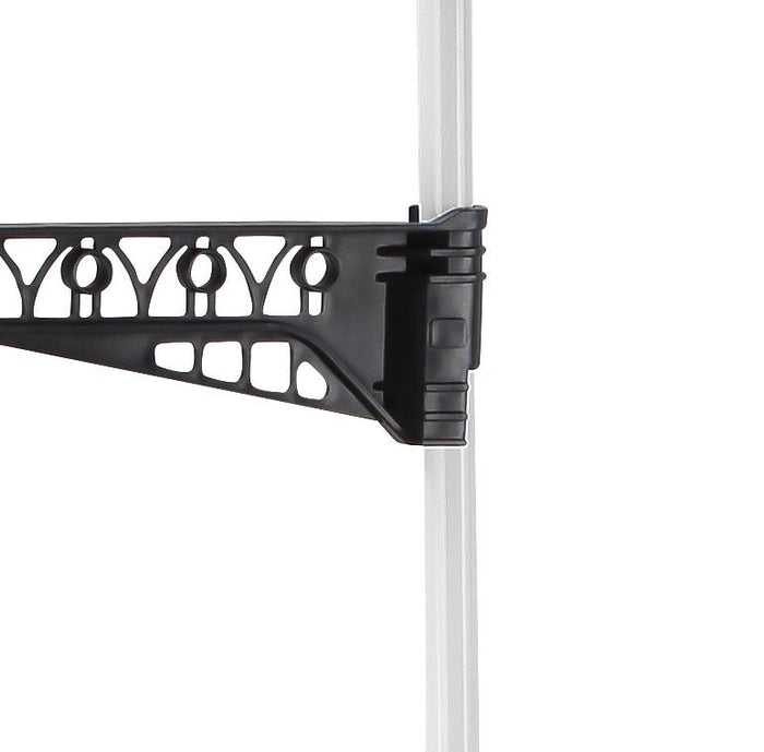 CARLA HOME Folding 3 Tier Clothes Laundry Drying Rack with Stainless S