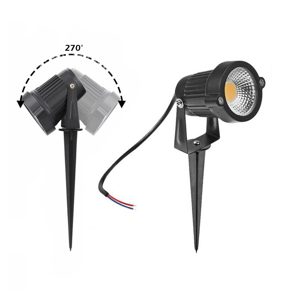 10PCS 12V LED Waterproof Outdoor Garden Spotlights Landscape Light Flo