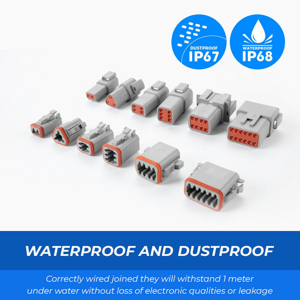1000PCS Deutsch DT Connector Plug Kit With Genuine Deutsch Crimp Tool