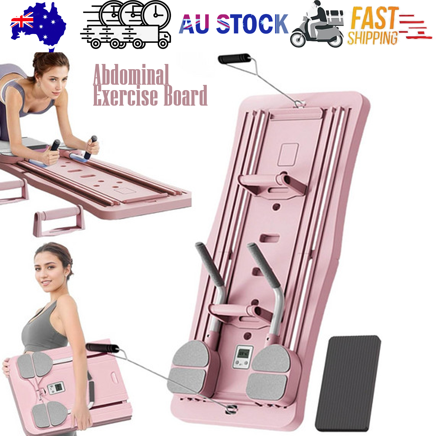 Abdominal Exercise Board Push Up Board Pilates Reformer Set Fitness Eq