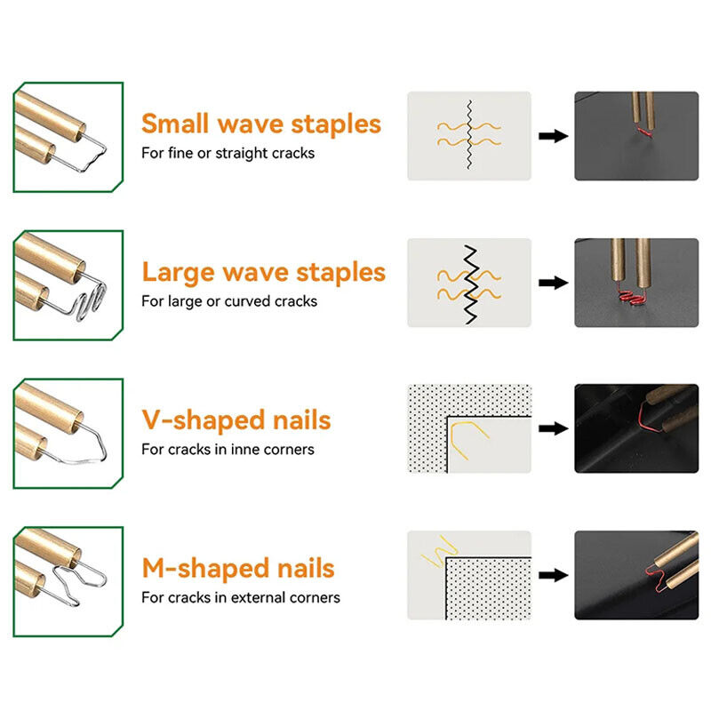 Cordless Plastic Welder Hot Stapler Bumper Repair Welding Machine +400