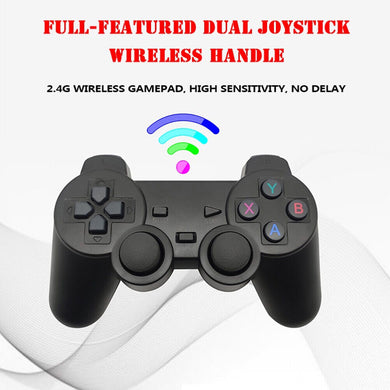 64G 15000+ Retro Classic Video Game Console Stick+2 Wireless Controlle
