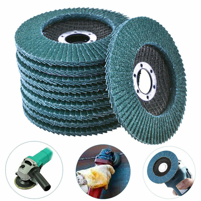 20 PCS 80 Grit Grinding Wheel 5'' 125MM Angle Grinder Flap Sanding Dis