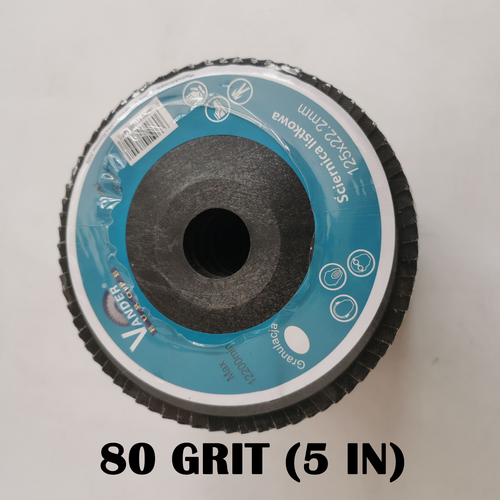 20 PCS 80 Grit Grinding Wheel 5'' 125MM Angle Grinder Flap Sanding Dis