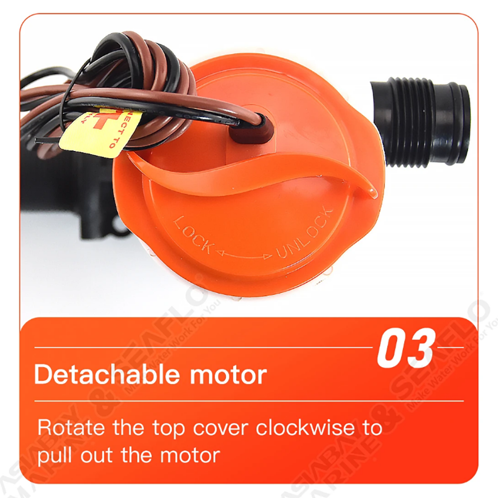 SEAFLO 12V 800GPH LIVEWELL Live Bait Tank Well Aerator Bilge Pump Kit