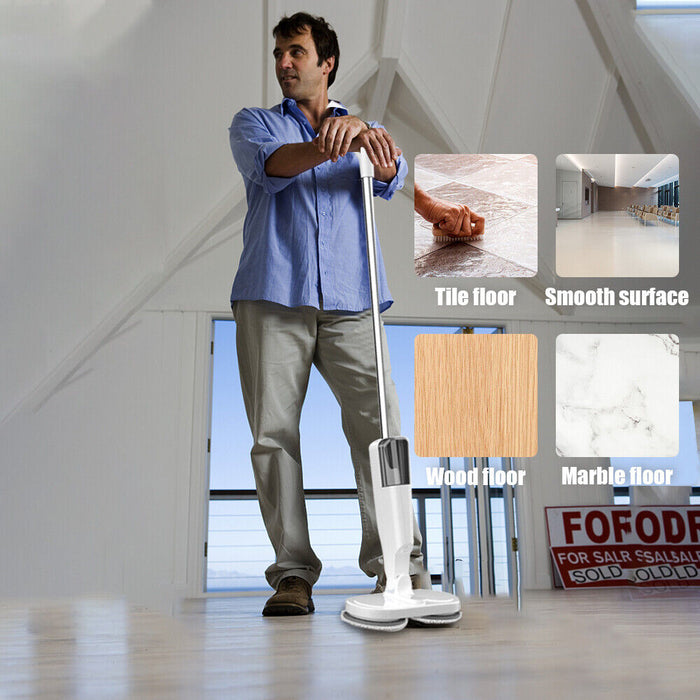 5-In-1 Cordless Electric Mop Cleaner Floor Polisher Sweeper Washer Scr