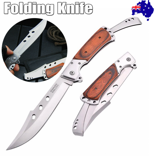 Outdoor Large Folding Knife Camping Fishing Pocket Hunting Knife Survi