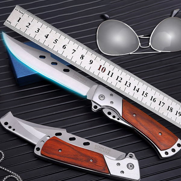 Outdoor Large Folding Knife Camping Fishing Pocket Hunting Knife Survi