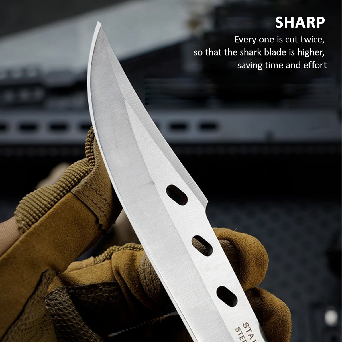 Outdoor Large Folding Knife Camping Fishing Pocket Hunting Knife Survi