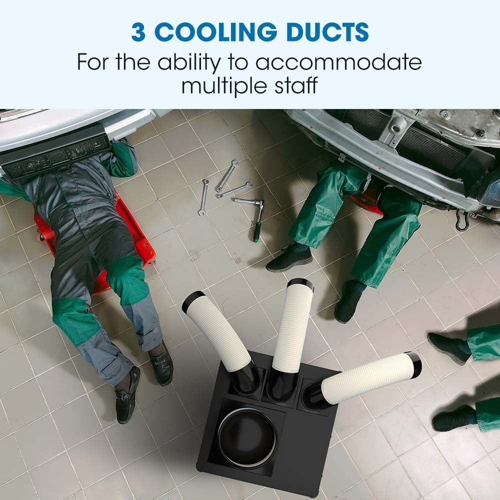 POLYCOOL 6.5kW Portable Industrial Spot Cooler, with Triple Cooling Du