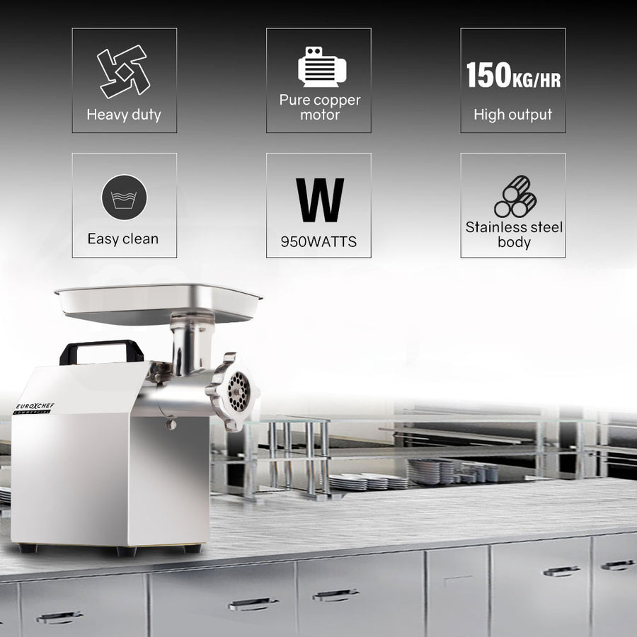 EUROCHEF Meat Grinder Mincer Food Commercial Electric Machine Chopper