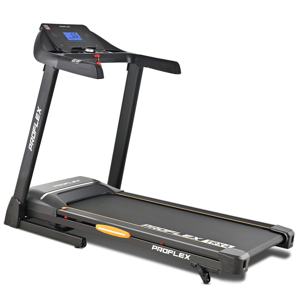 PROFLEX TRX4 Electric Treadmill, Medium Size, Foldable, Suspension, Bl