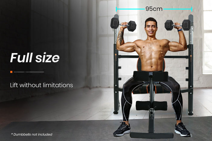 PROFLEX Weight Bench Workout Gym Press Adjustable Home Lifting Fitness