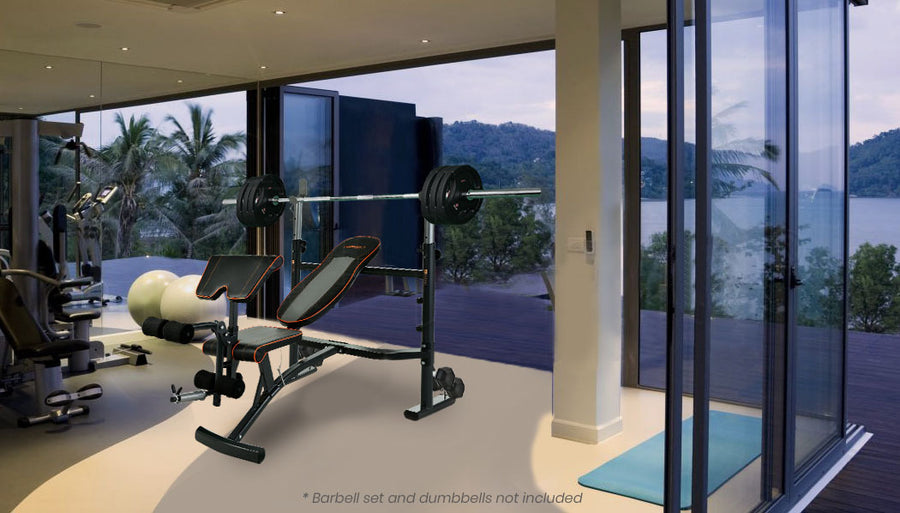 PROFLEX Weight Bench Workout Gym Press Adjustable Home Lifting Fitness