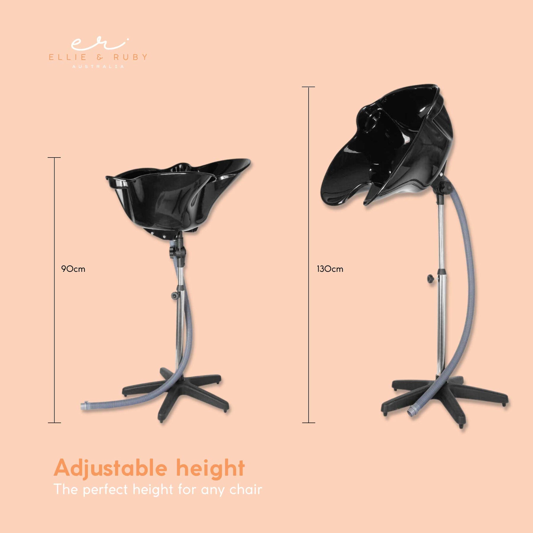 Large Portable Hairdressing Salon Basin Deep Hair Washing Sink Shampoo