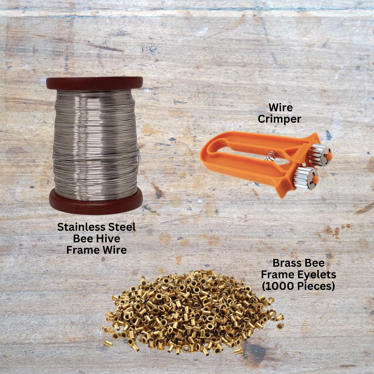 Beekeeping Kit - Wiring Board + 500g Wire + Crimper + 1000 Bee Frame E