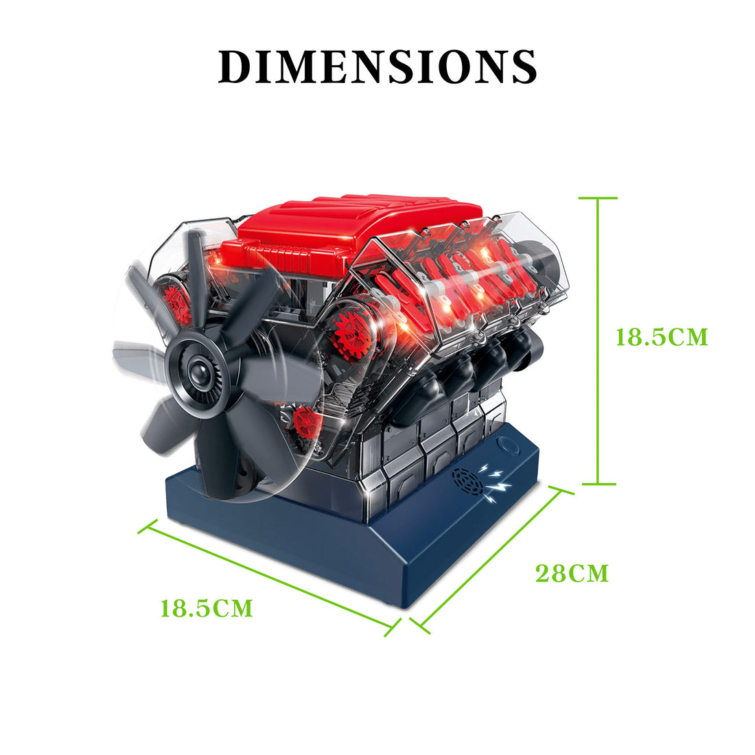 Stemnex Amazing V8 Model Engine STEM Toy Build Your Own Educational Co