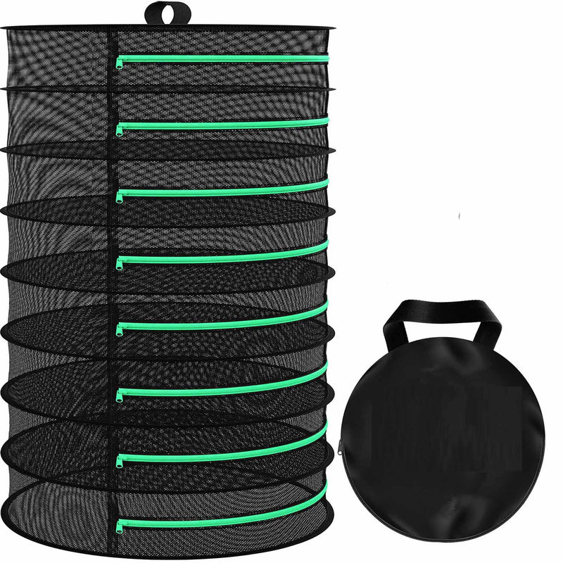 8-Layer 162cm Foldable Herb Vegetable Fruit Drying Dehydrating Rack Me