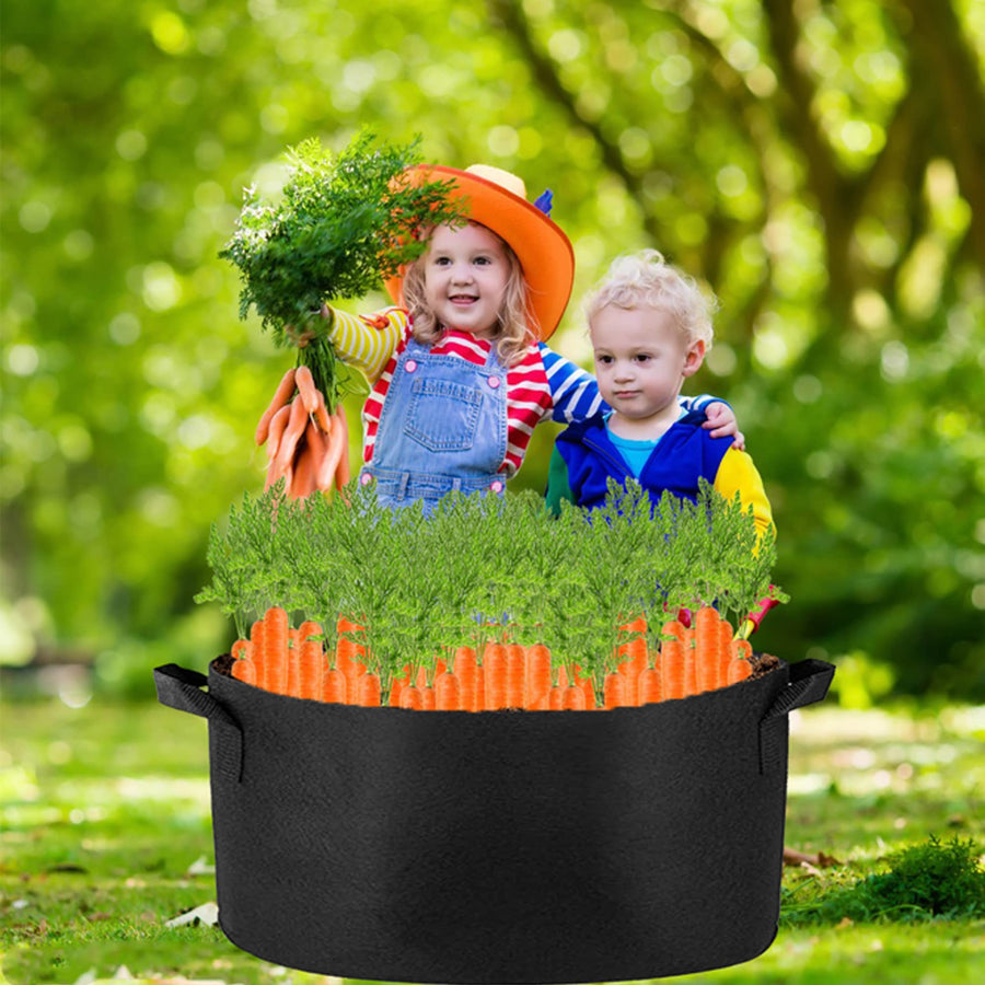 1 Pack 400 Gallon 180cm 60cm Grow Bag Heavy Duty Thickened Plant Pots