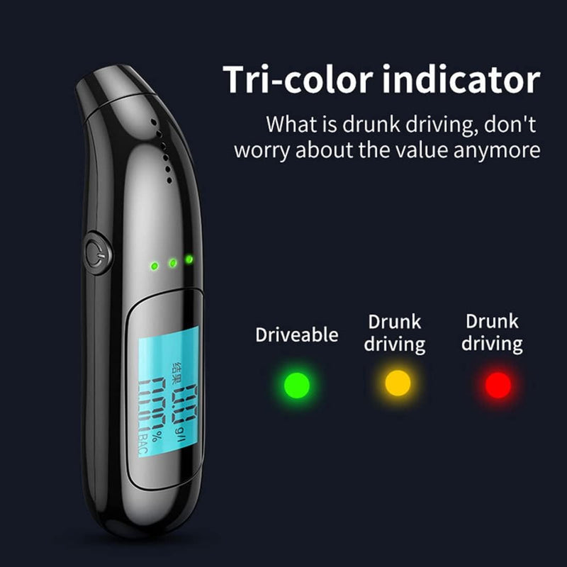 Portable Breathalyzer with Display Rechargeable Digital Electronic Bre