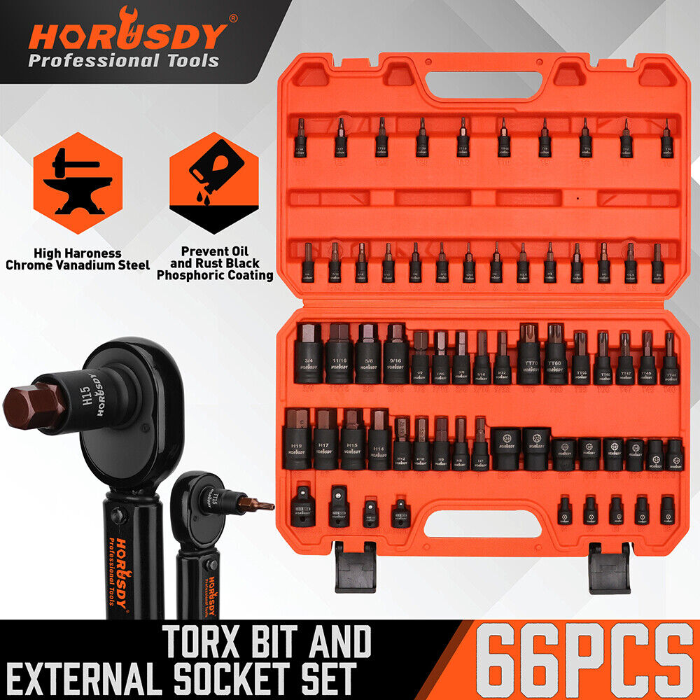 Horusdy Socket Set HORUSDY 31-Piece Torx Bit Socket Set - Impact Rated ...