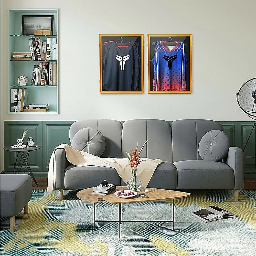 Wall Display/Case Lockable Rack 80cm Football Basketball Jersey Storag