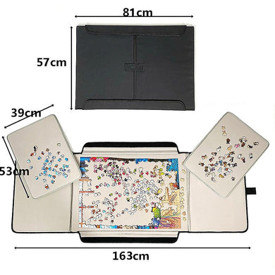 Portable Jigsaw 1000 Pieces Board Puzzle Storage Carry Safe Case Carri