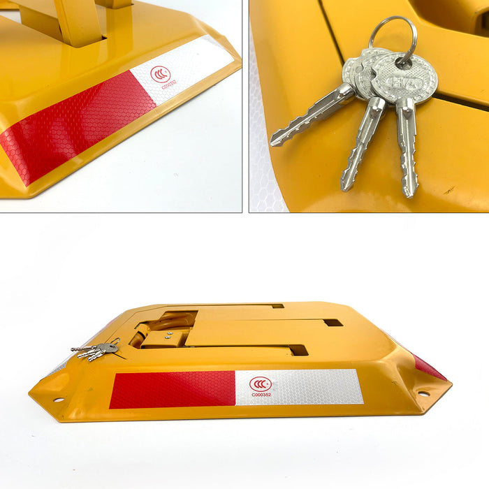 Rectangle Safety Barrier locker Car Parking Lock Fold Complete Complet