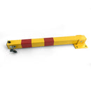 Square Heavy Duty Fold Down Security Parking Post Lock Safety Barrier