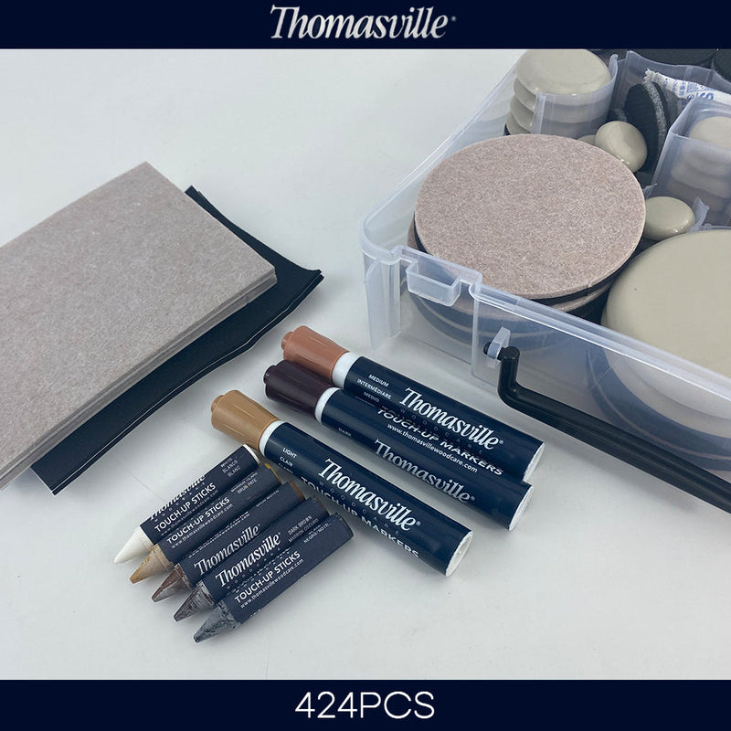 Thomasville Floor Surface Protection Kit 424 Pieces Felts Bumpers Slid