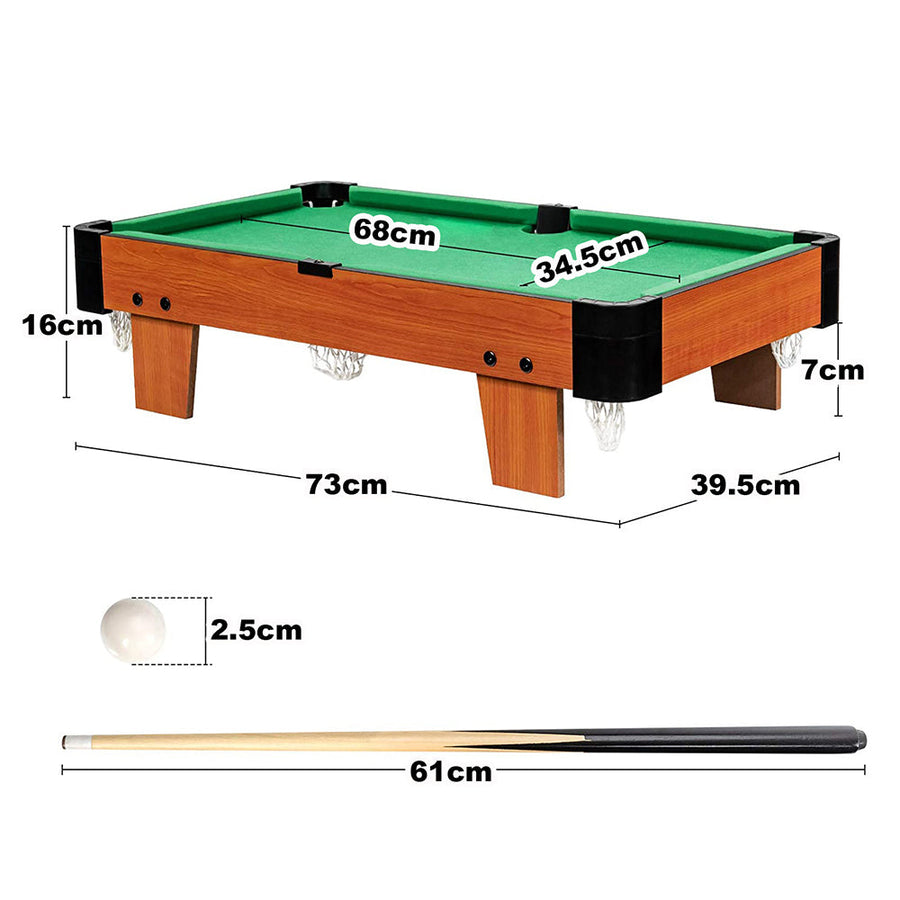 Wooden Mini Snooker Tables Billiards Game Pool Table Set Toy Extra Siz