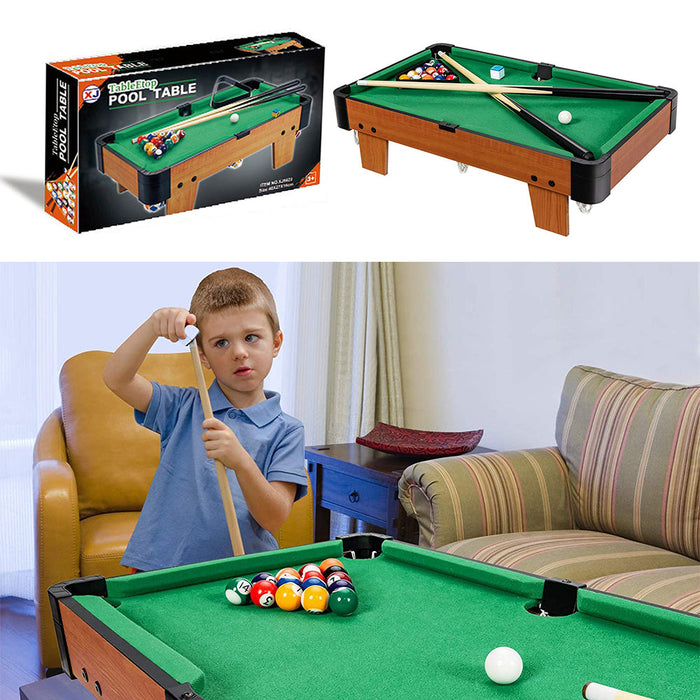 Wooden Mini Snooker Tables Billiards Game Pool Table Set Toy Extra Siz