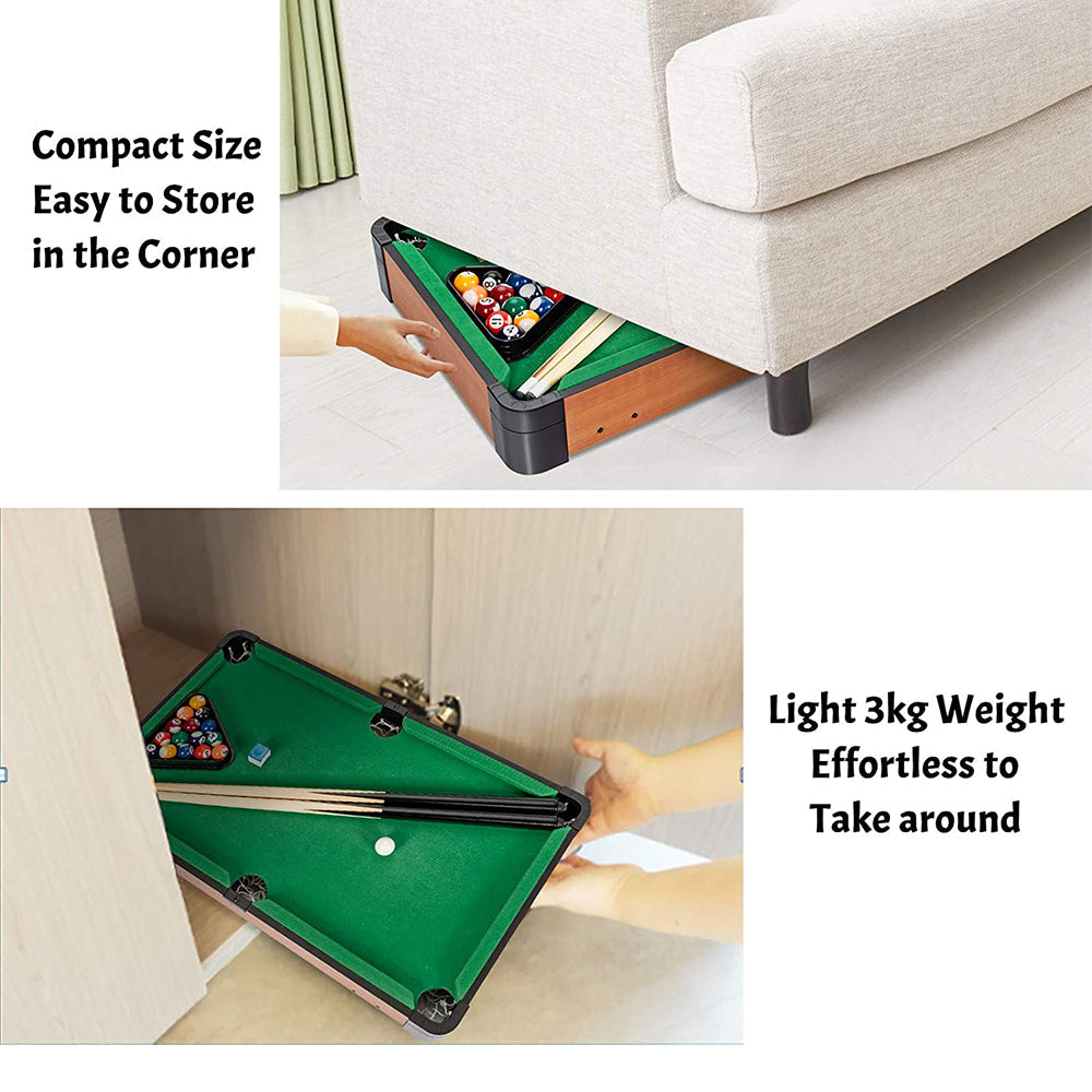 Wooden Mini Snooker Tables Billiards Game Pool Table Set Toy Extra Siz