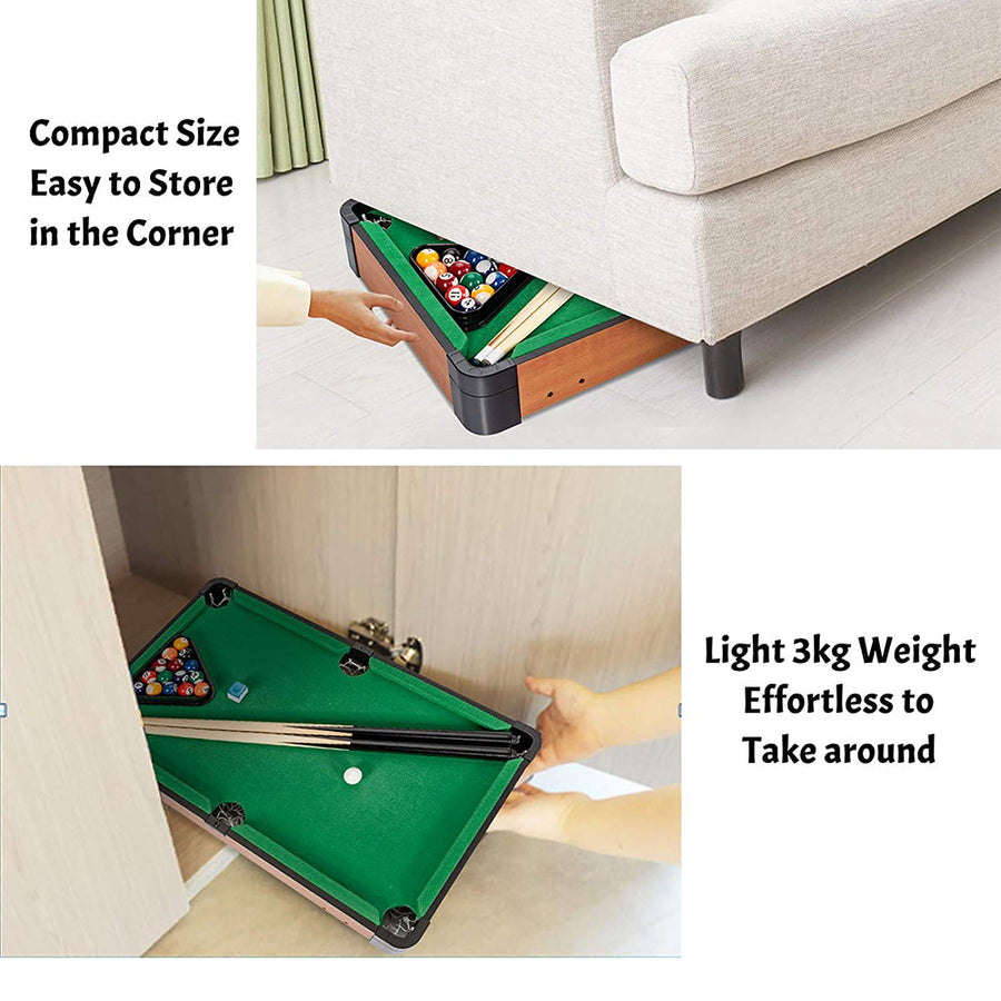Wooden Mini Snooker Tables Billiards Game Pool Table Set Toy Extra Siz