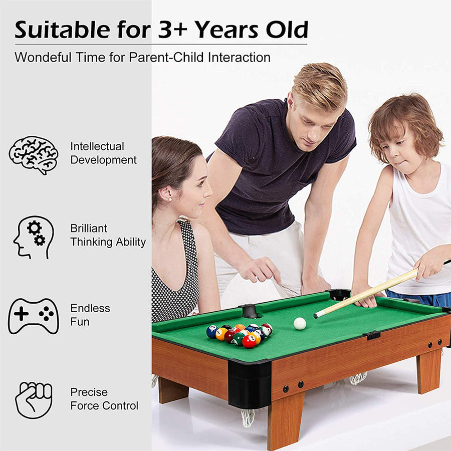 Wooden Mini Snooker Tables Billiards Game Pool Table Set Toy Extra Siz