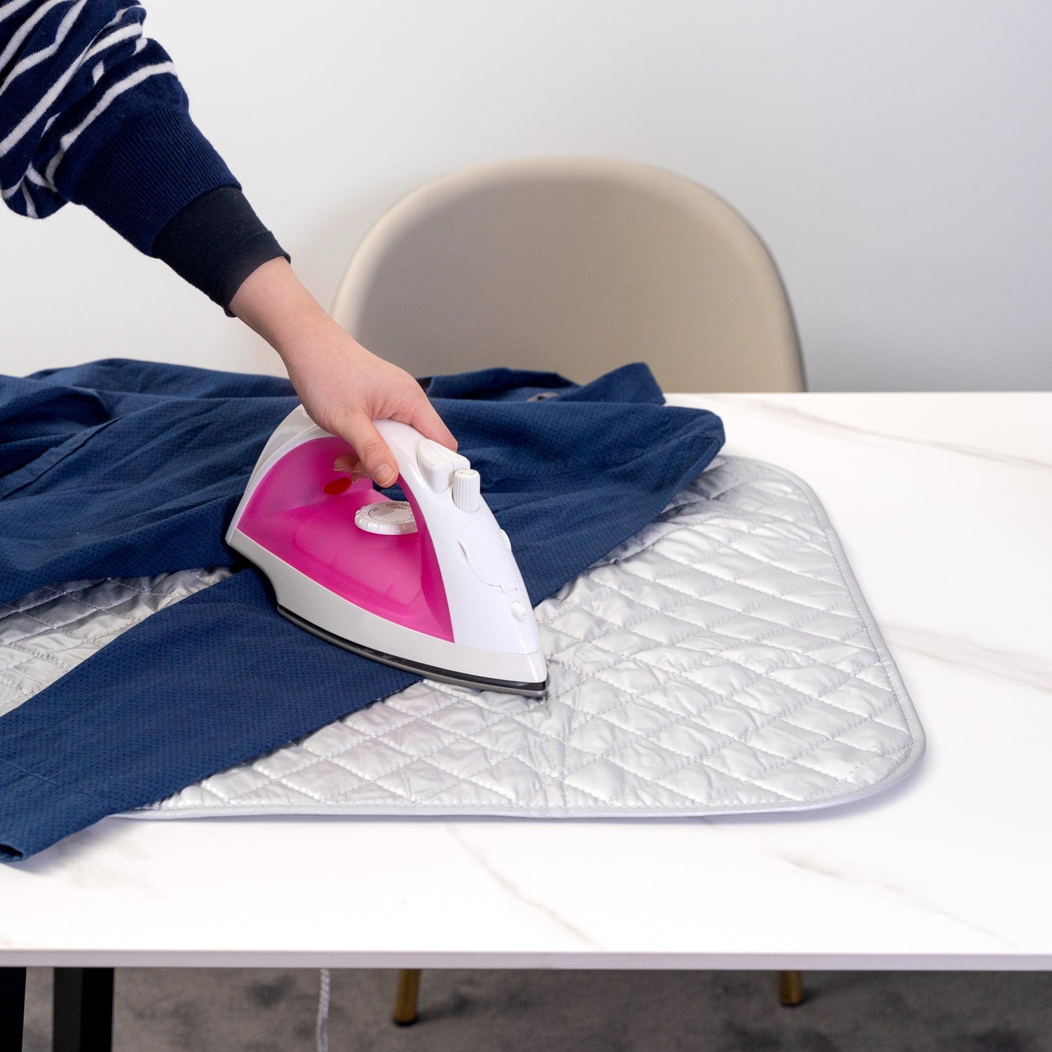 Iron Anywhere Portable & Foldable Ironing Mat with Heat Protecting Pre