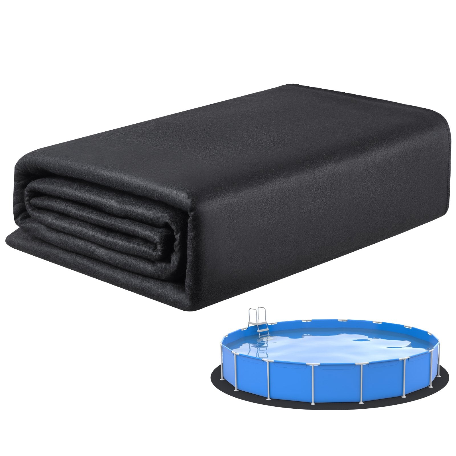 VEVOR 21ft Round Pool Liner Pad, Pool Liner Pad for Above Ground Swimm