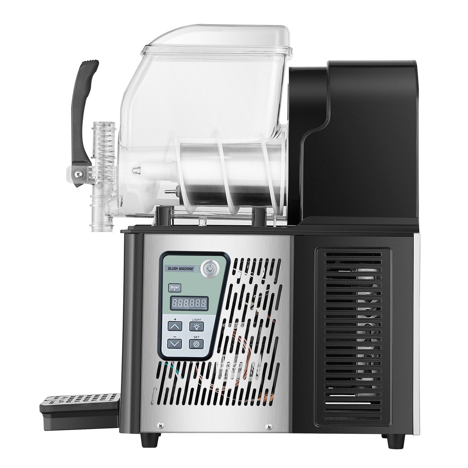 VEVOR Commercial Slushy Machine, 4L Single Tank Frozen Drink Machine,