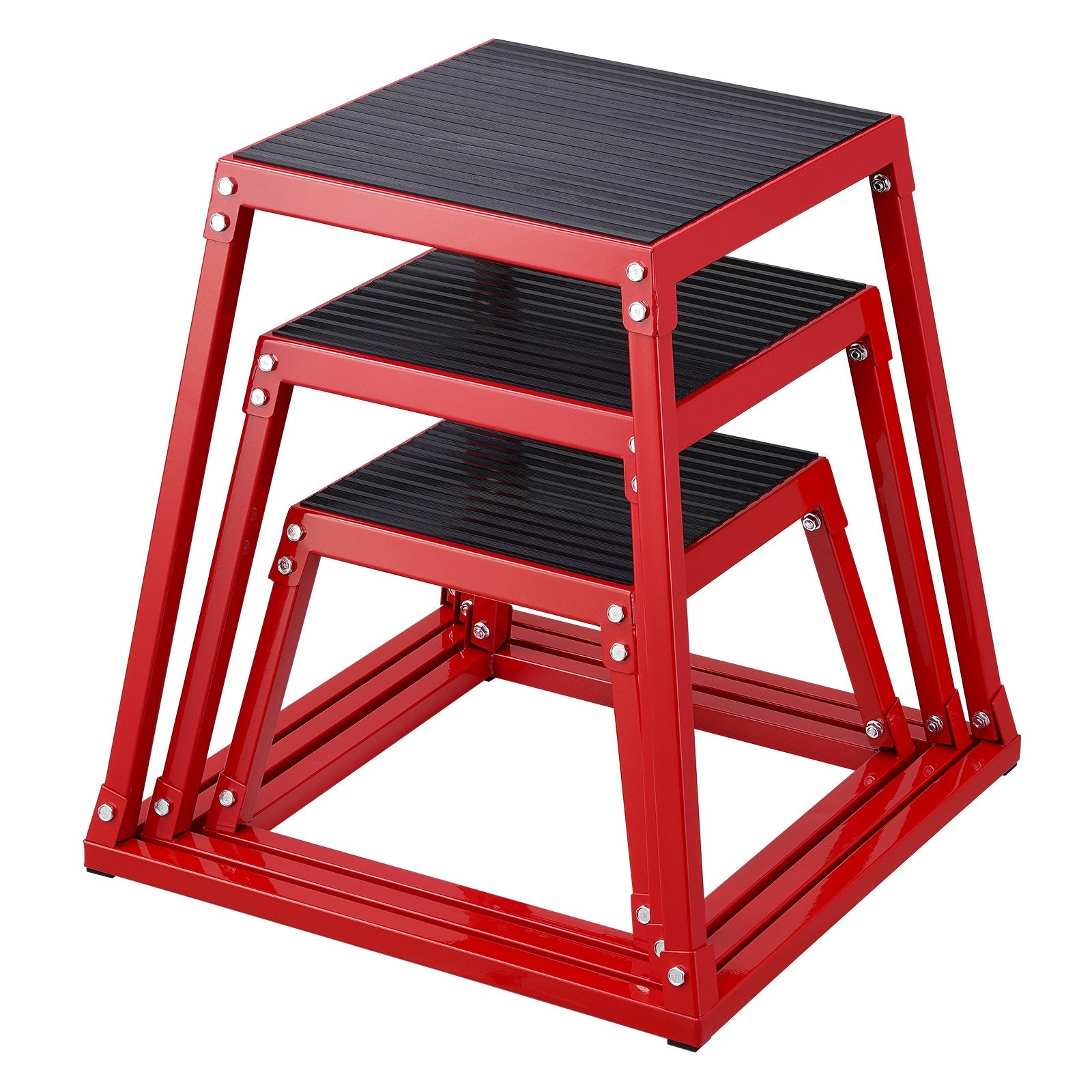 VEVOR Plyometric Jump Boxes, 12/18/24 Inch Plyo Box, Platform and Jump