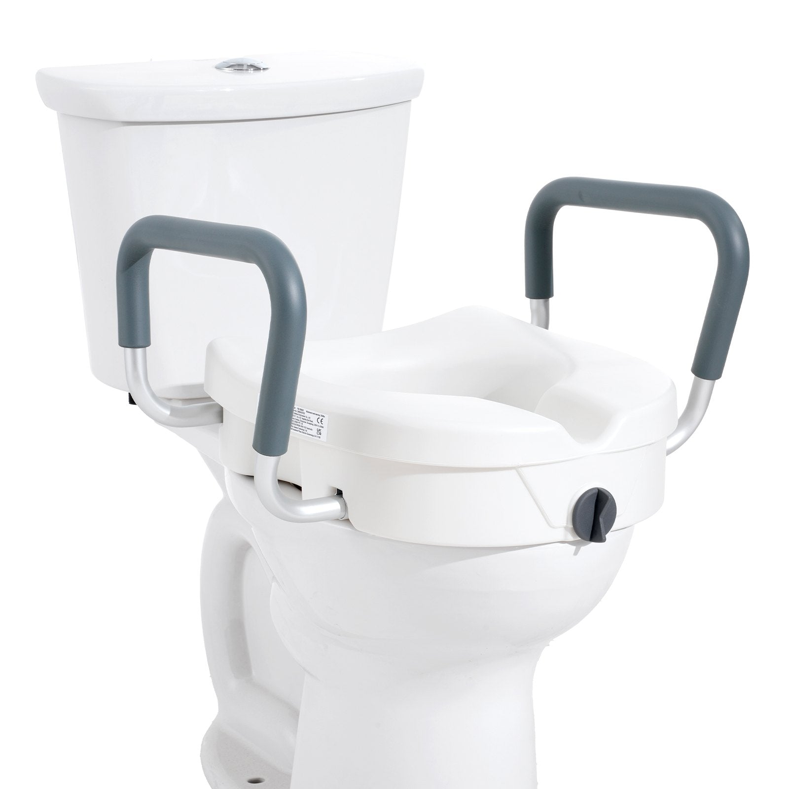 VEVOR Raised Toilet Seat, 5" Height Raised, 350 lbs Weight Capacity, f
