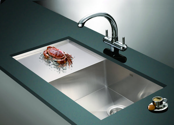 960x450mm Handmade Stainless Steel Undermount / Topmount Kitchen Sink