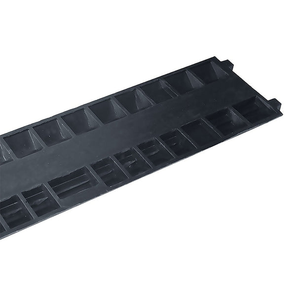 3pcs 2-Cable Rubber Electrical Wire Cover Heavy Duty Protector Dual Ch